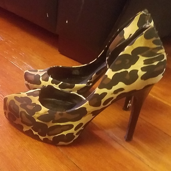 Jessica Simpson | Shoes | Jessica Simpson Leopard Print Heels | Poshmark